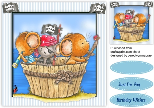 Ahoy There Matey - CUP919784_1398 | Craftsuprint