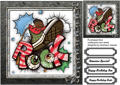 Birthday Rock Dude - CUP938614_1398 | Craftsuprint