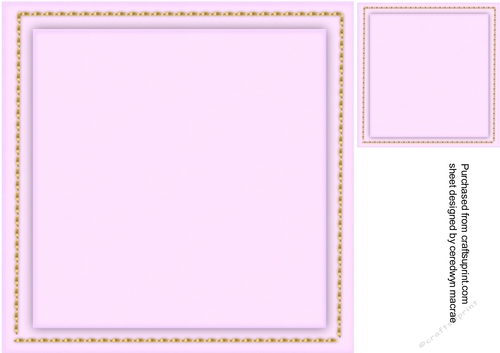 Soft Lilacand Gold Card Background - CUP939557_1398 | Craftsuprint