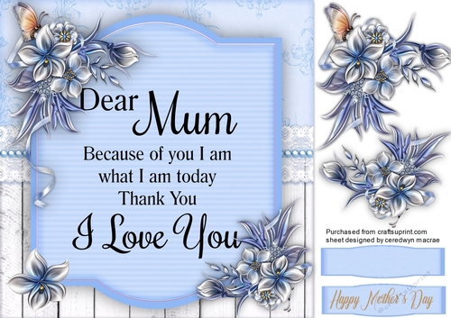 To A Dear Mum 4 - CUP953515_1398 | Craftsuprint