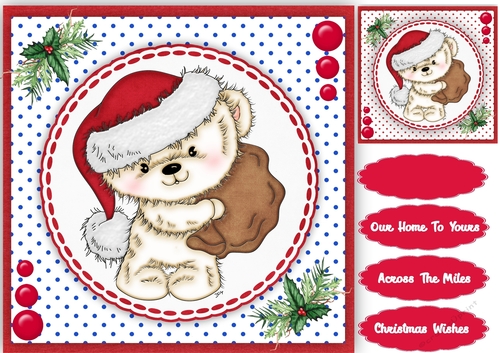 Scruffy Santa - CUP966841_1398 | Craftsuprint