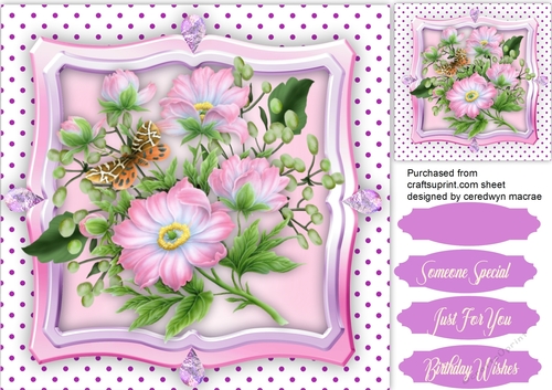 Lovely Spring Flowers - CUP972759_1398 | Craftsuprint