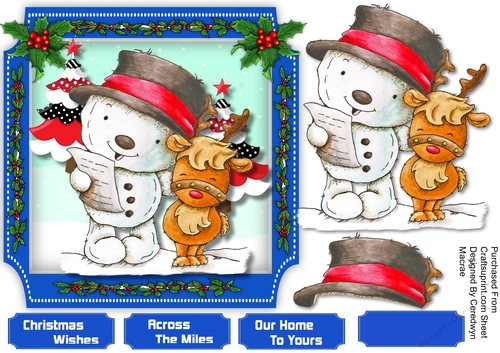 Caroling Duo - CUP977445_1398 | Craftsuprint
