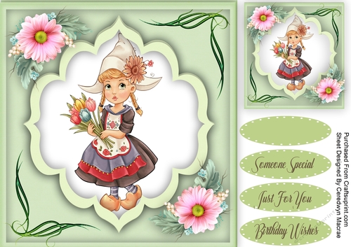 Little Dutch Girl - CUP984591_1398 | Craftsuprint