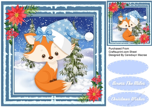 Beautiful Fox Babe - CUP989105_1398 | Craftsuprint
