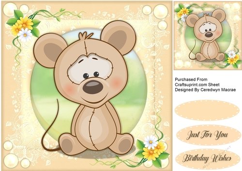 Gorgeous Milly Mouse - CUP993091_1398 | Craftsuprint