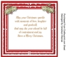 Christmas Insert With Verse , Blue - CUP974846_1398 | Craftsuprint