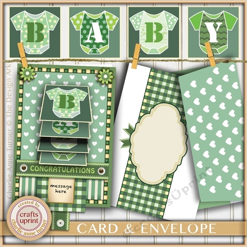 New Baby Congratulations Waterfall card & envelope - CUP870137_89503 ...