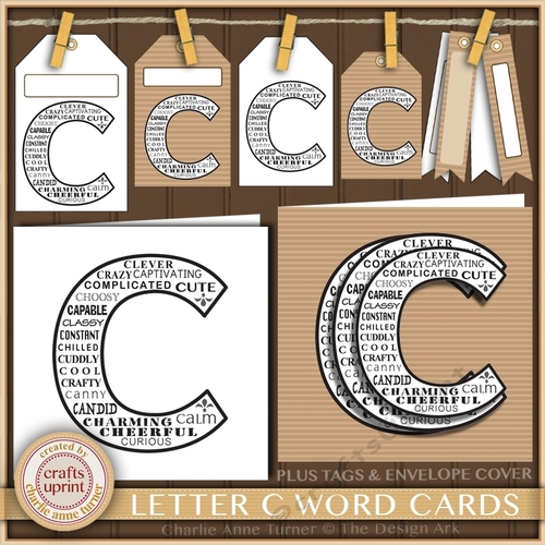 C Letter word card - CUP876447_89503 | Craftsuprint