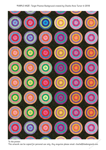 Target Practise Purple Background Paper - CUP878018_89503 | Craftsuprint