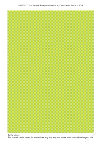 Just Squares Lime Background Paper - CUP878038_89503 | Craftsuprint