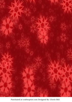 Vintage Red Christmas Snowflake Backing Paper - CUP347254_1664 ...