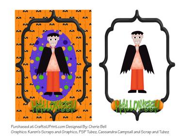 Halloween Dracula Topper - CUP365674_1664 | Craftsuprint