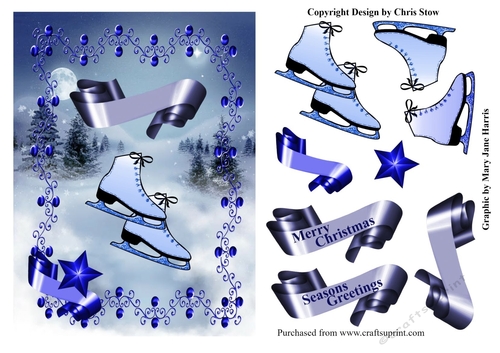 Cool Ice Skates - CUP747726_30012 | Craftsuprint