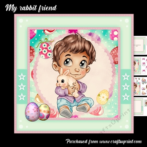 My rabbit friend - CUP1100482_566 | Craftsuprint