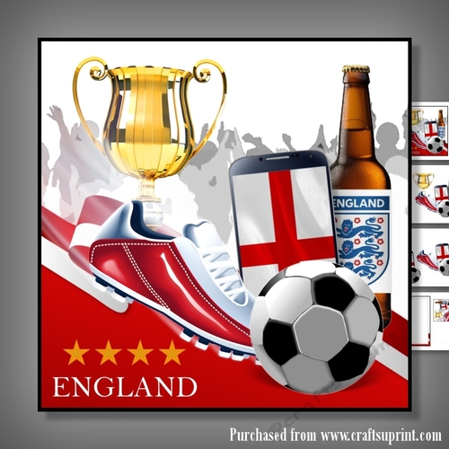 England Football mini kit - CUP1105175_566 | Craftsuprint