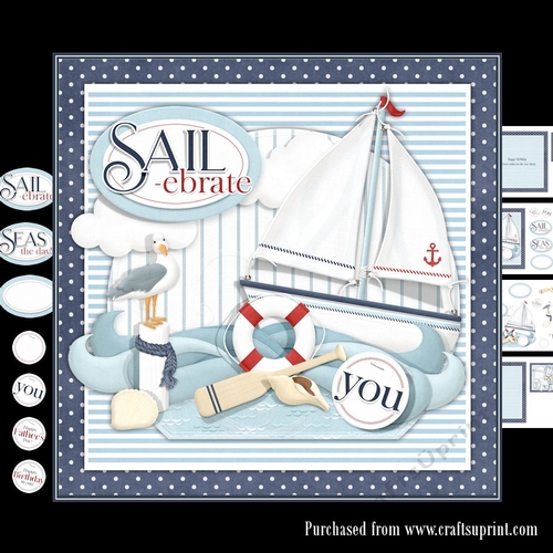 Sailing mini kit - CUP1200265_566 | Craftsuprint