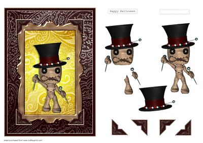 Voodoo Card Front - CUP139672_566 | Craftsuprint