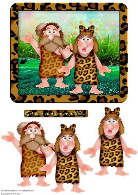 Caveman Romance Quick Card - CUP231752_566 | Craftsuprint