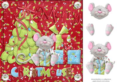 Merry Christmouse - CUP361074_566 | Craftsuprint