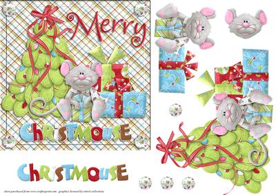 Merry Christmouse 2 - CUP361287_566 | Craftsuprint