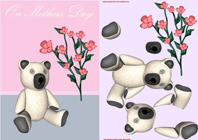 Mothers Day Bear - CUP53838_566 | Craftsuprint