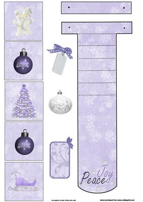 Christmas Waterfall 1 - CUP67734_566 | Craftsuprint