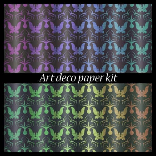 Art Deco paper kit - CUP878779_566 | Craftsuprint