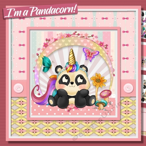 Im a Pandacorn, deal with it ! - CUP902157_566 | Craftsuprint