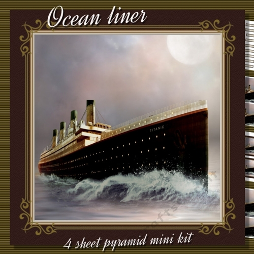 Ocean liner pyramid mini kit - CUP940560_566 | Craftsuprint