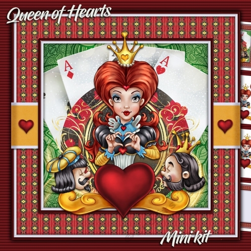Queen of hearts mini kit - CUP953260_566 | Craftsuprint