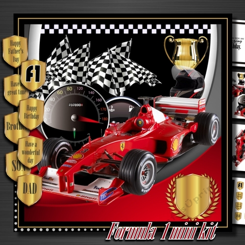 Formula 1 mini kit - CUP965520_566 | Craftsuprint