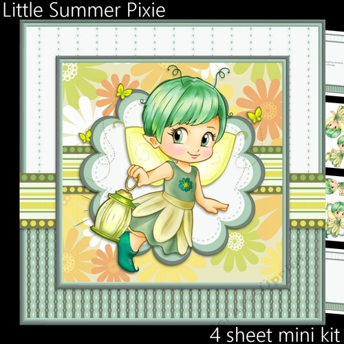 Little Summer Pixie mini kit - CUP983439_566 | Craftsuprint