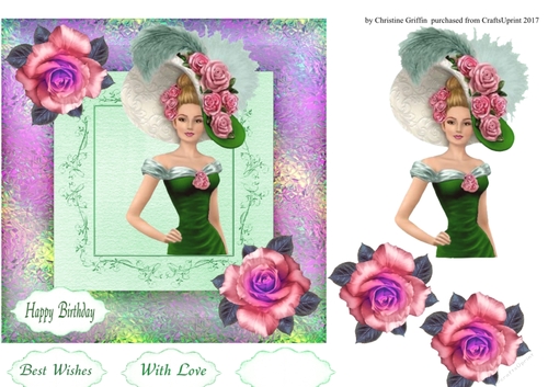 Pretty Lady 3 - CUP840116_20877 | Craftsuprint