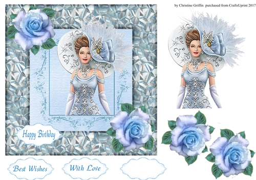 Pretty Lady 5 - CUP840117_20877 | Craftsuprint