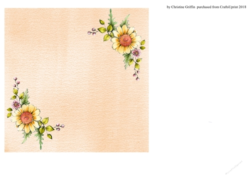 Yellow Flower Insert - CUP852301_20877 | Craftsuprint