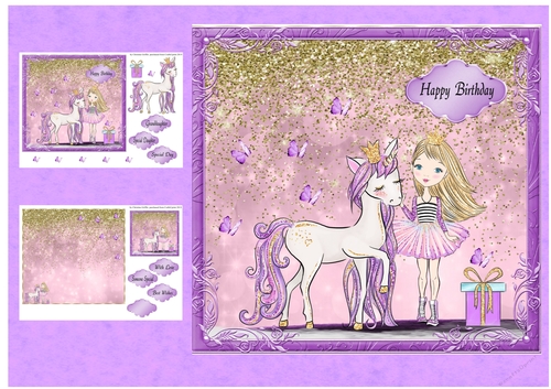 Princess & Butterflies - CUP911612_20877 | Craftsuprint