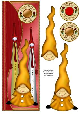 Christmas Imps Red and Gold Large Dl Step by Step - CUP277502_994 ...