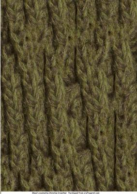 Chunky Knit Olive Background - CUP278092_994 | Craftsuprint