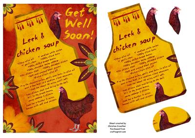 Leek and Chicken Soup Recipe Get Well Soon - CUP280554_994 | Craftsuprint