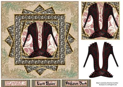 Fashion Diva - Eight Point Star Framed Studded Stilettos - CUP454061 ...