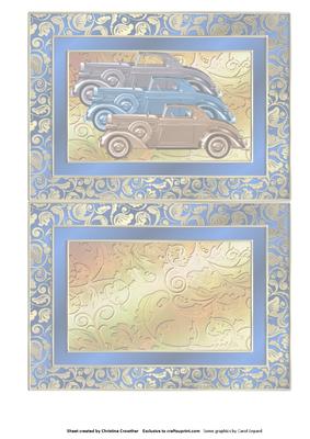 Triple Vision You're Classic Car Insert - CUP488403_994 | Craftsuprint