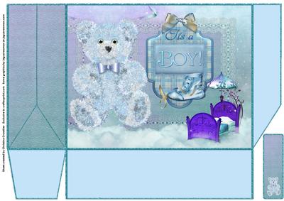 Baby Boy - Large 19x15x6cm Gift Bag - CUP525125_994 | Craftsuprint