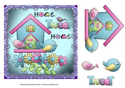 Home Tweet Home - CUP541913_994 | Craftsuprint