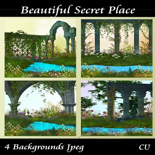 Beautiful Secret Place Backgrounds - CUP1020921_2232 | Craftsuprint