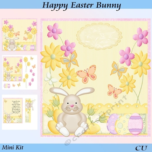 Happy Easter Bunny Mini Kit - CUP1029384_2232 | Craftsuprint