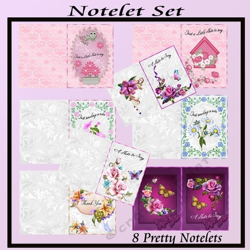 Notelets Set - CUP1101993_2232 | Craftsuprint