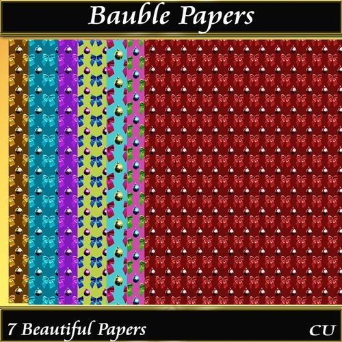 Bauble Papers - CUP1139202_2232 | Craftsuprint