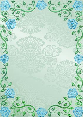 Blue Rose Backing Paper - CUP629094_2232 | Craftsuprint