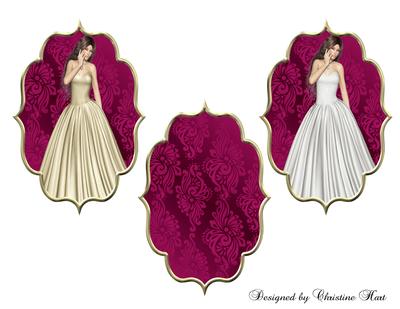 Lady Gold Toppers - CUP654485_2232 | Craftsuprint